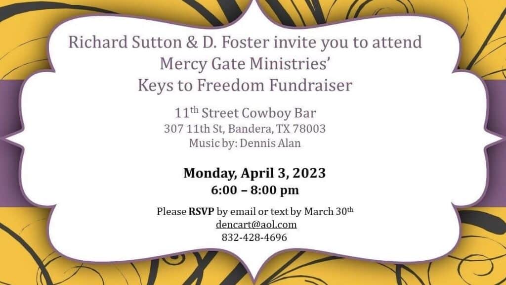 Keys to Freedom Fundraiser | Mercy Gate Ministries